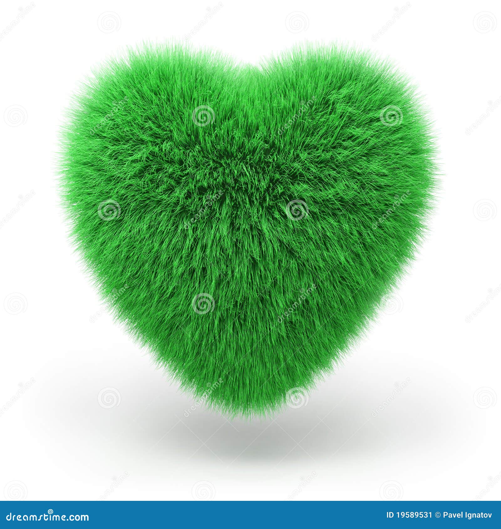 Fluffy heart stock illustration. Illustration of romantic - 19589531