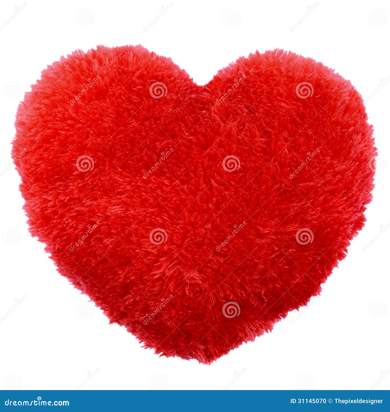 Fluffy Heart Shape Valentines Day Stock Photo - Image of object, shape ...