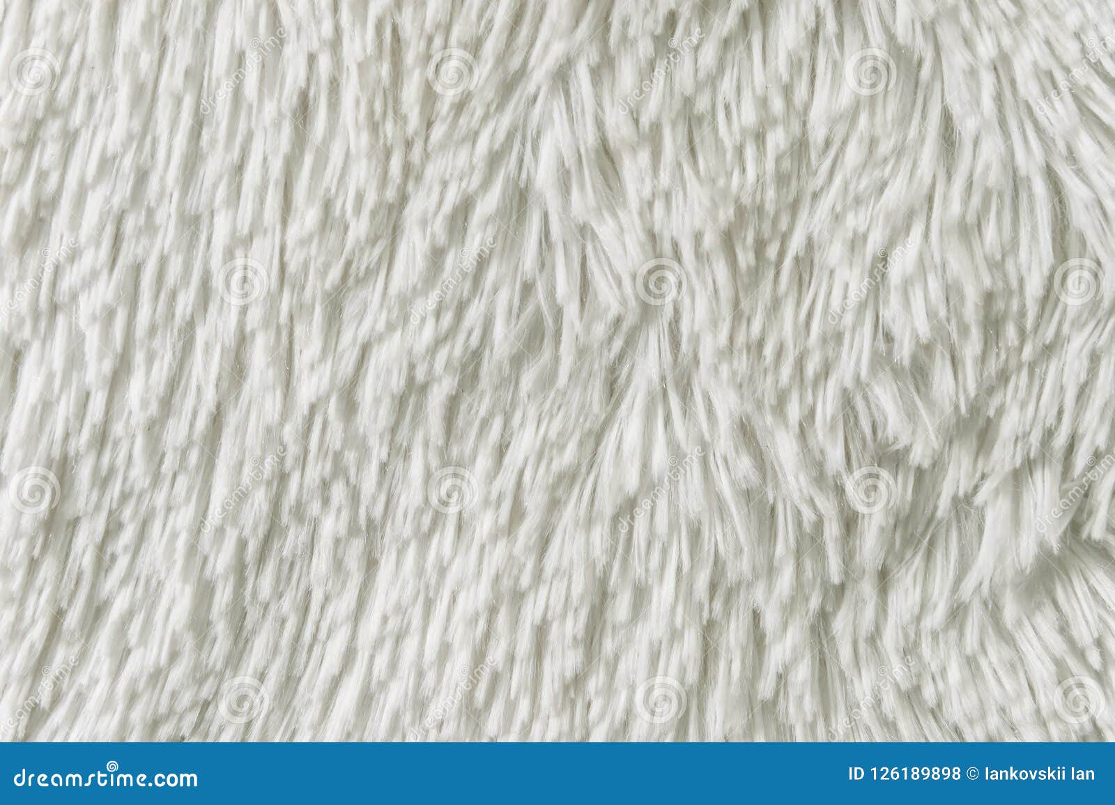 Fluffy Plaid of Polyester with a Long Heap Gray. Comfortable Home ...