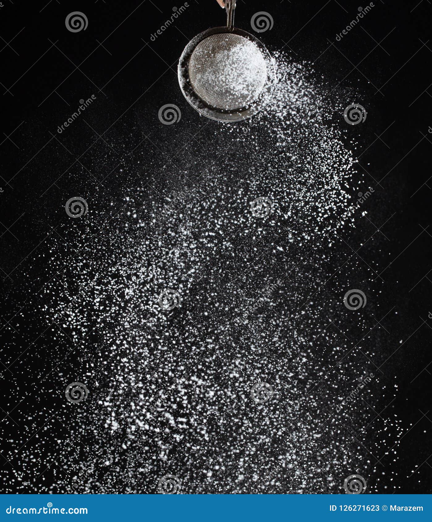 Fluffy powdered sugar stock image. Image of sweet, sugar - 126271623