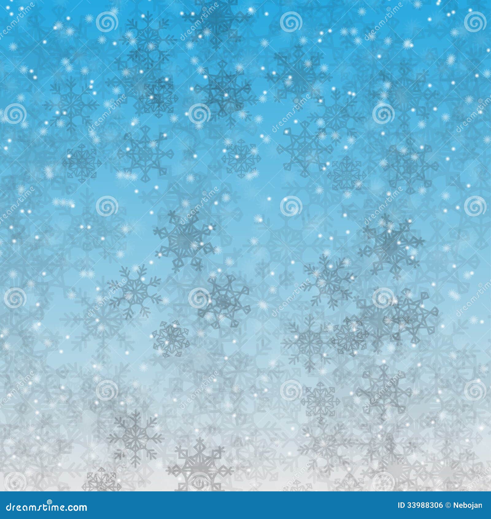 Fluffy snow stock vector. Illustration of water, winter - 33988306
