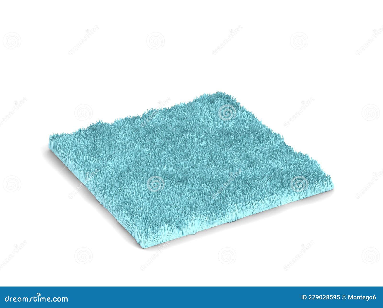 Fluffy square rug stock illustration. Illustration of design - 229028595