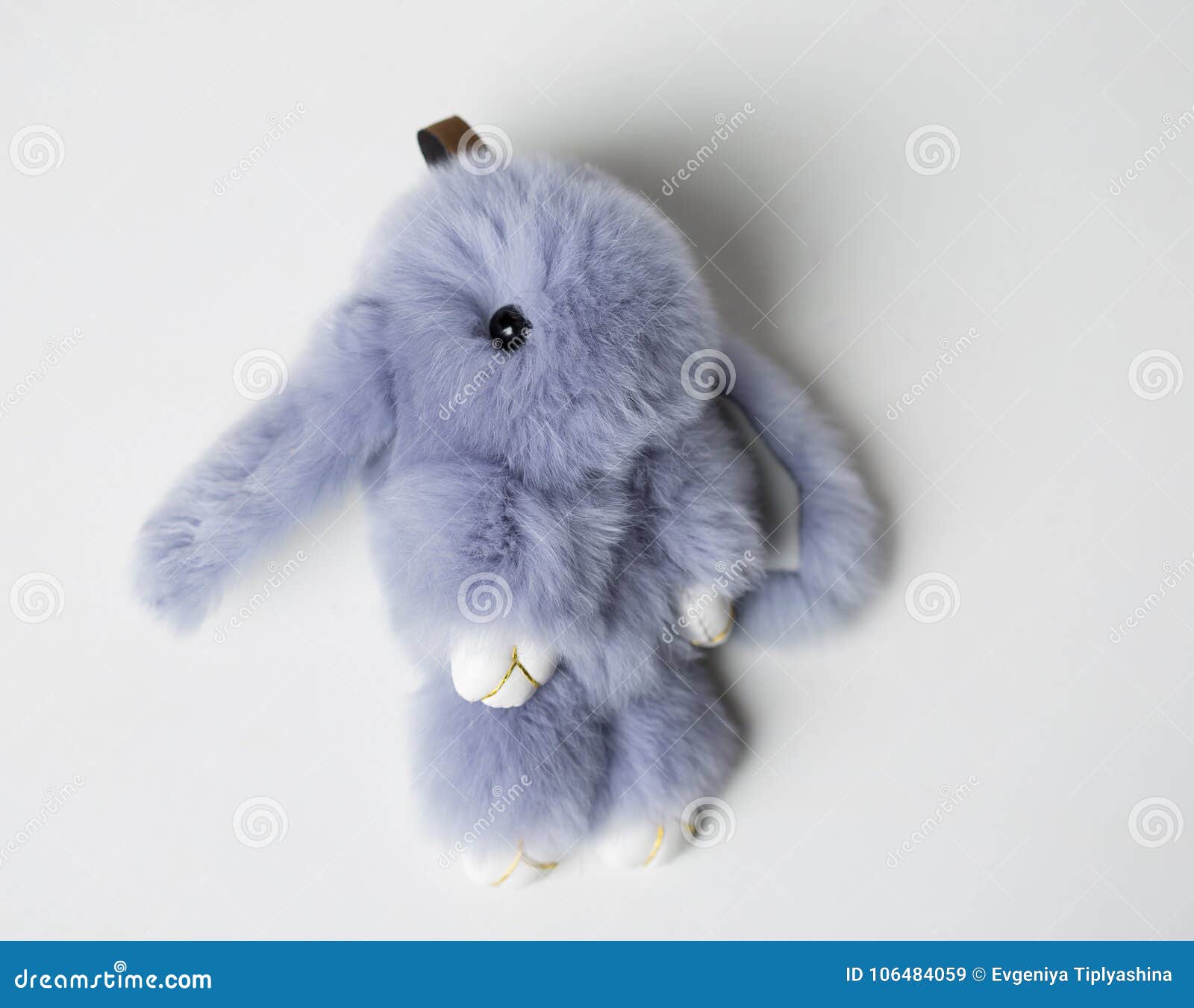 Gray Hare on a White Background Stock Image - Image of holiday, small ...