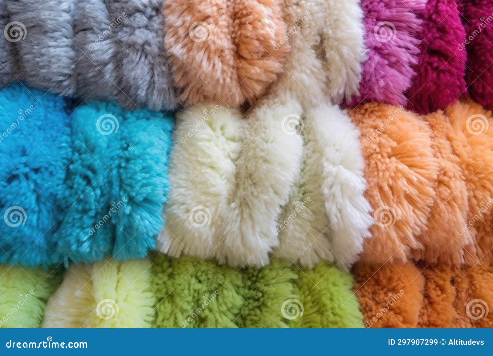 Fluffy Wool Slippers Texture Close-up Stock Image - Image of closeup ...