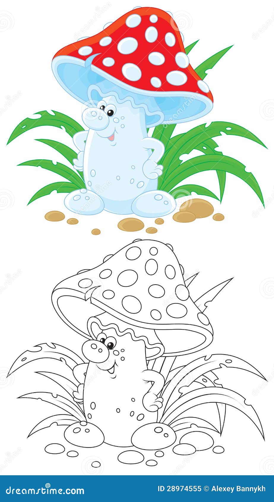 Flugsvamp vektor illustrationer. Illustration av översikt - 28974555