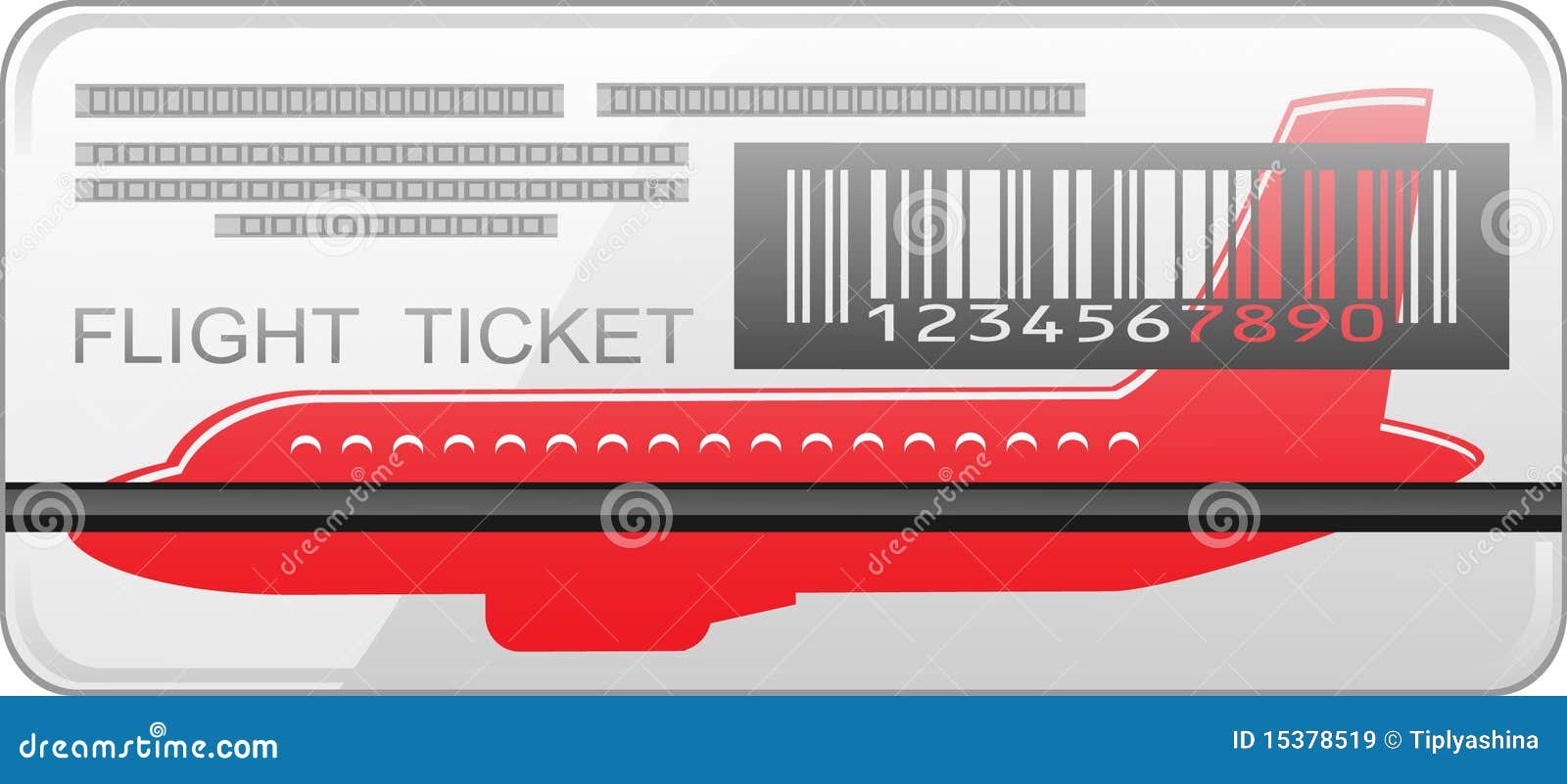 Flugticket Lizenzfreie Stockbilder - Bild: 15378519