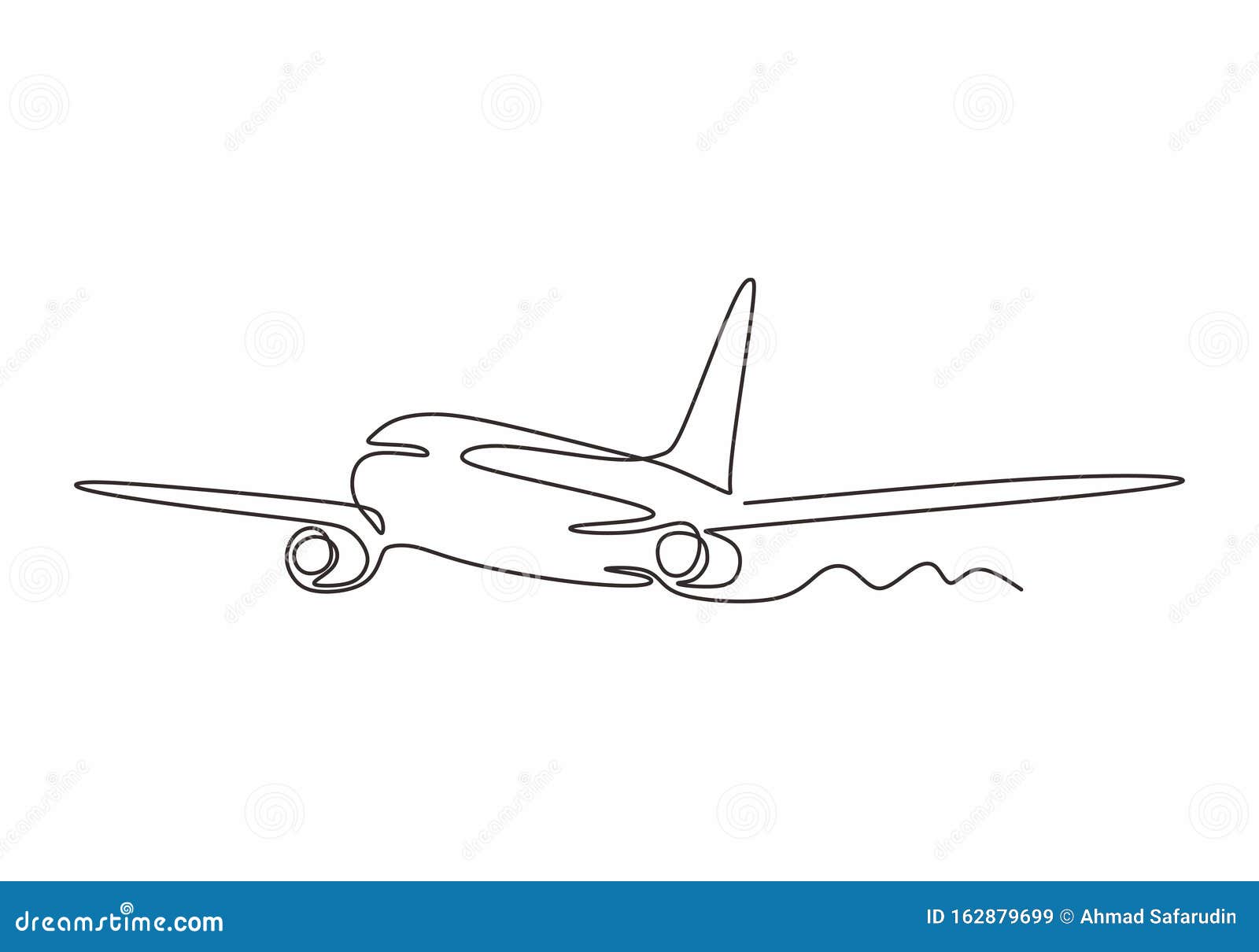 Flugzeug-eine Linie Zeichnung Minimale Gestaltung Vektorgrafik Stetiger ... Flugzeug-eine Linie Zeichnung Minimale Gestaltung Vektorgrafik Stetiger ...