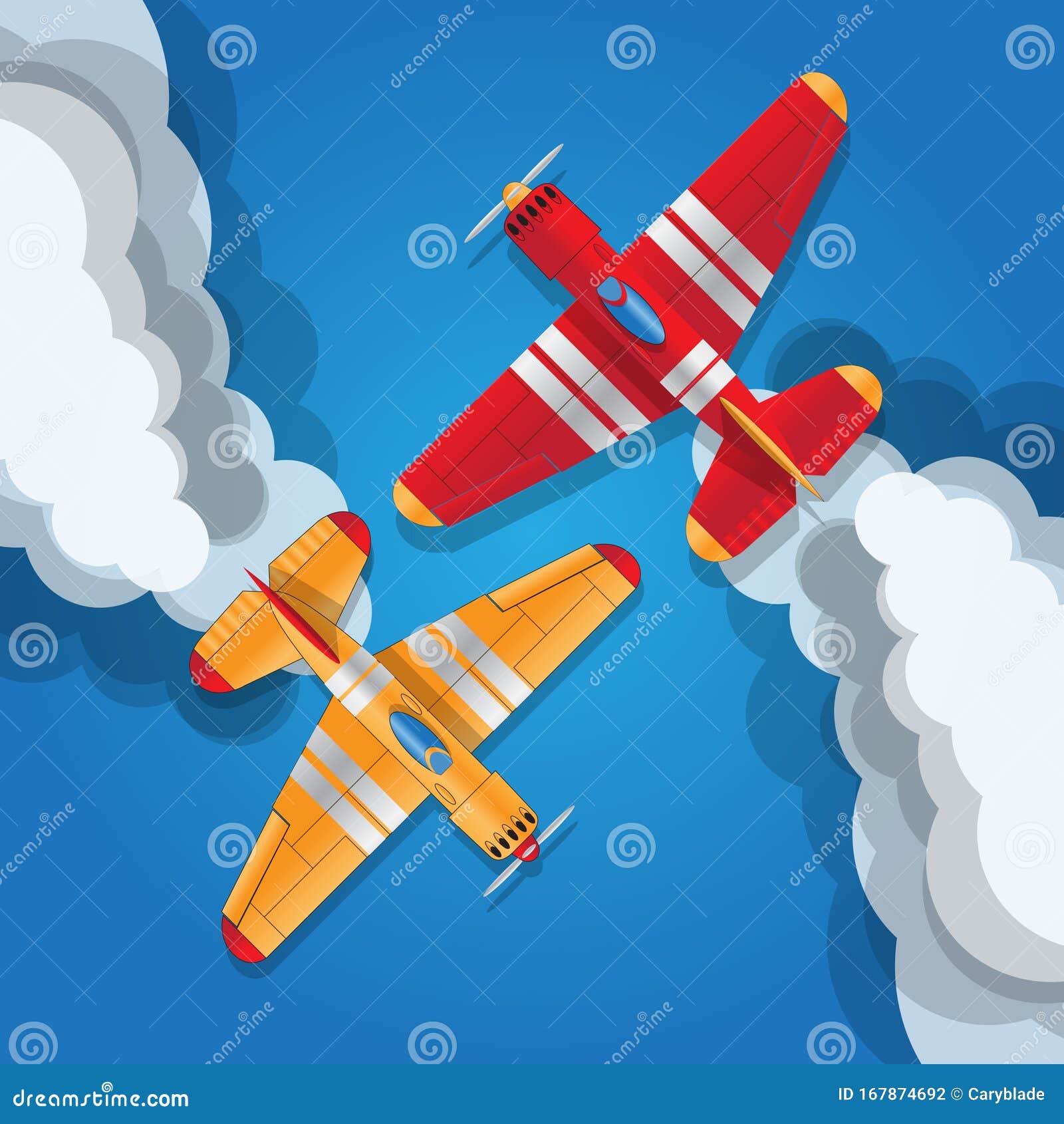 Flugzeuge vektor abbildung. Illustration von nachricht - 167874692