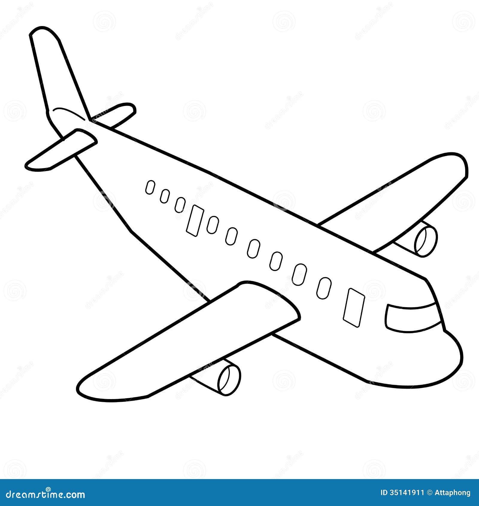 Flugzeugkarikatur-Entwurfsvektor Vektor Abbildung - Illustration von ...