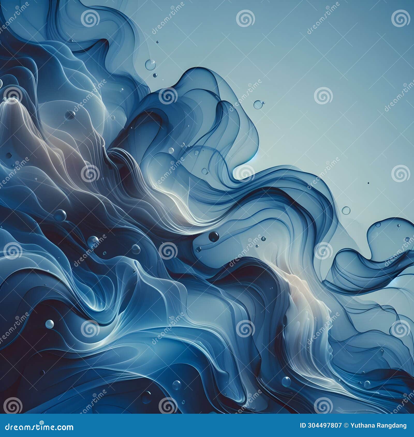 Fluid Abstract Background, Color Indigo, Art , Behance. Stock Illustration - Illustration of ...