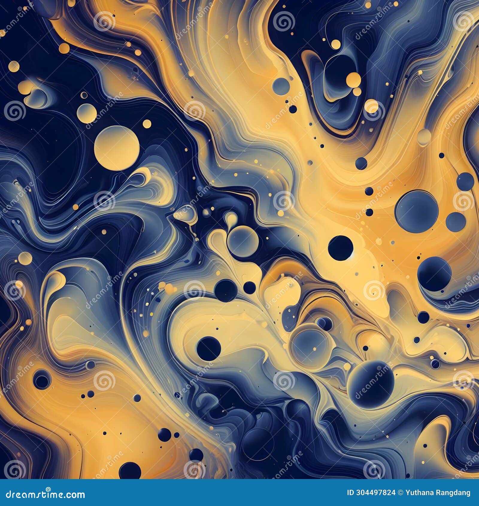 Fluid Abstract Background, Color Indigo, Art , Behance. Stock Illustration - Illustration of ...