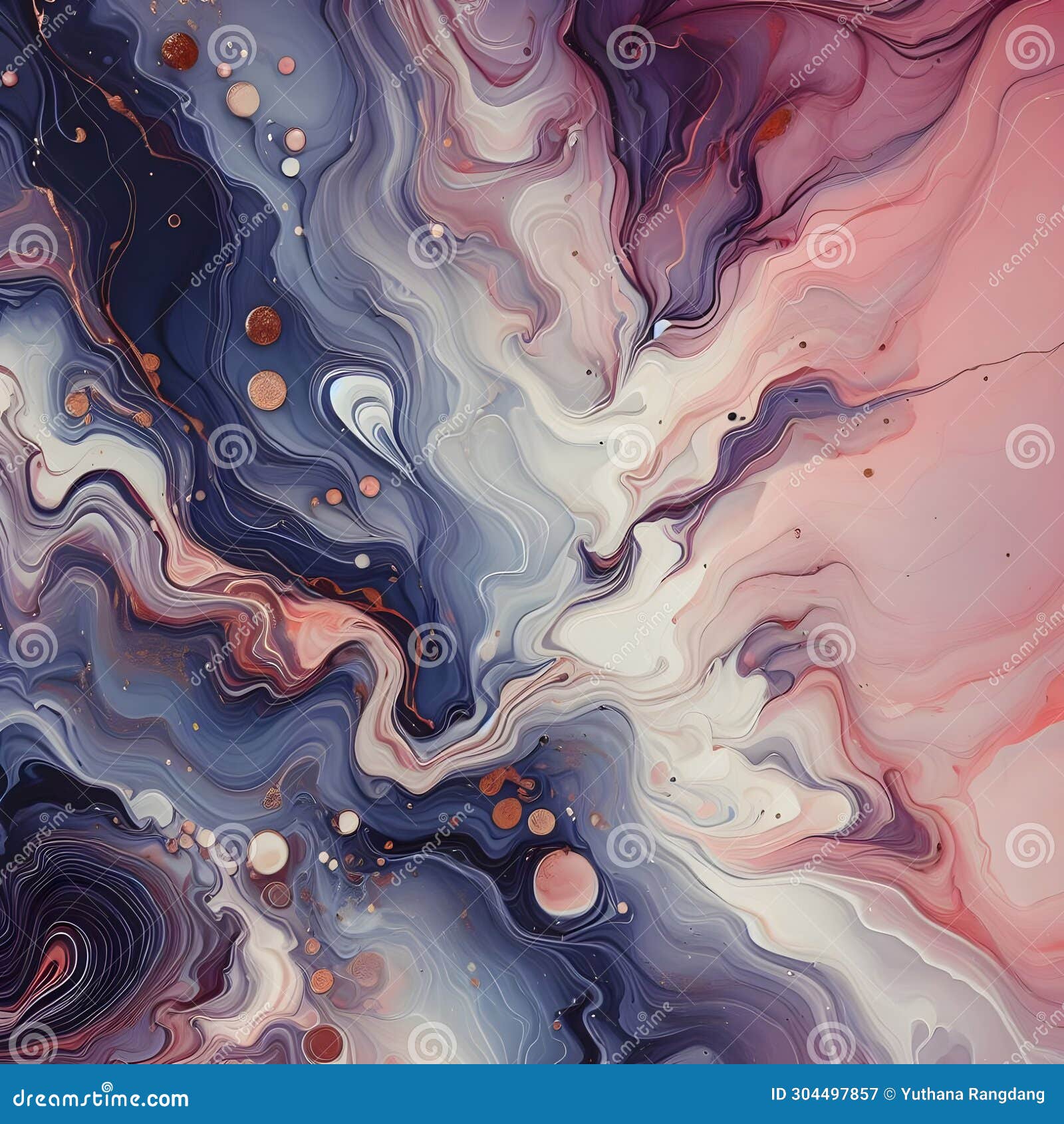Fluid Abstract Background, Color Indigo, Art , Behance. Stock ...