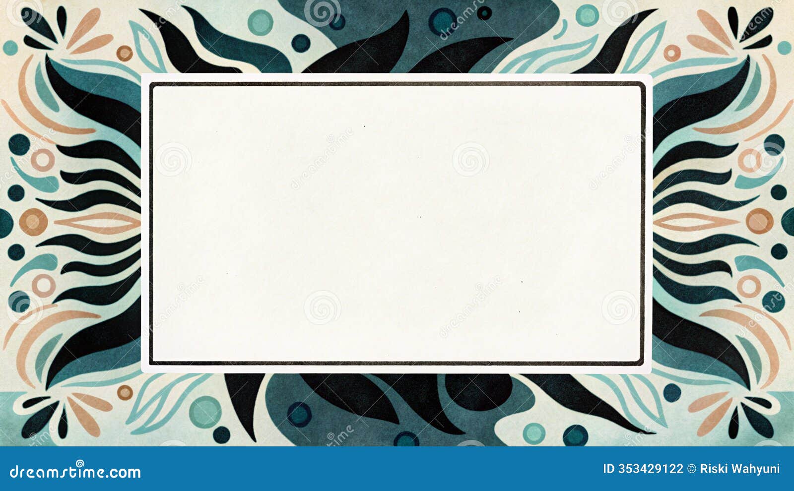 Fluid Abstract Border Design with Paper Texture and Industrial Calm ...