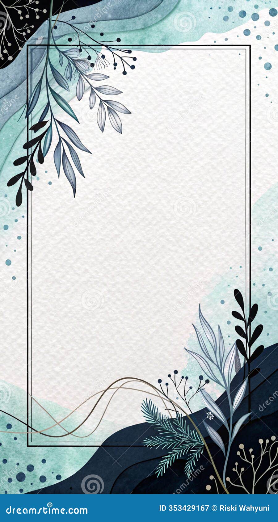 Fluid Abstract Border Design with Paper Texture and Industrial Calm ...