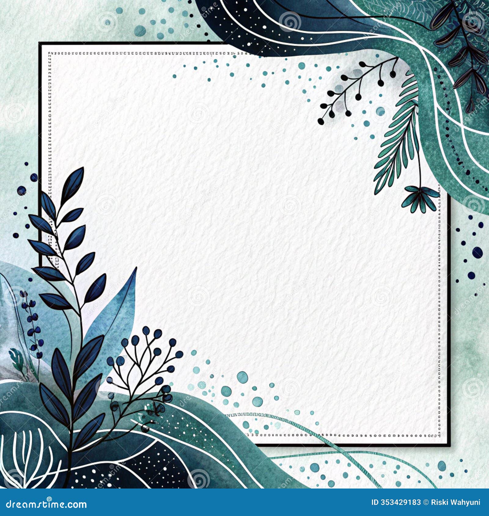 Fluid Abstract Border Design with Paper Texture and Industrial Calm ...