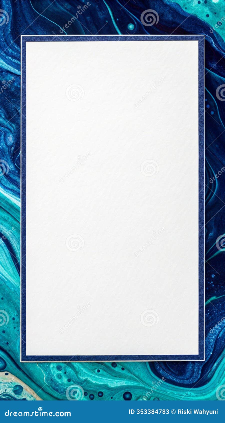 Fluid Abstract Border Design with Paper Texture and Midnight Sky ...