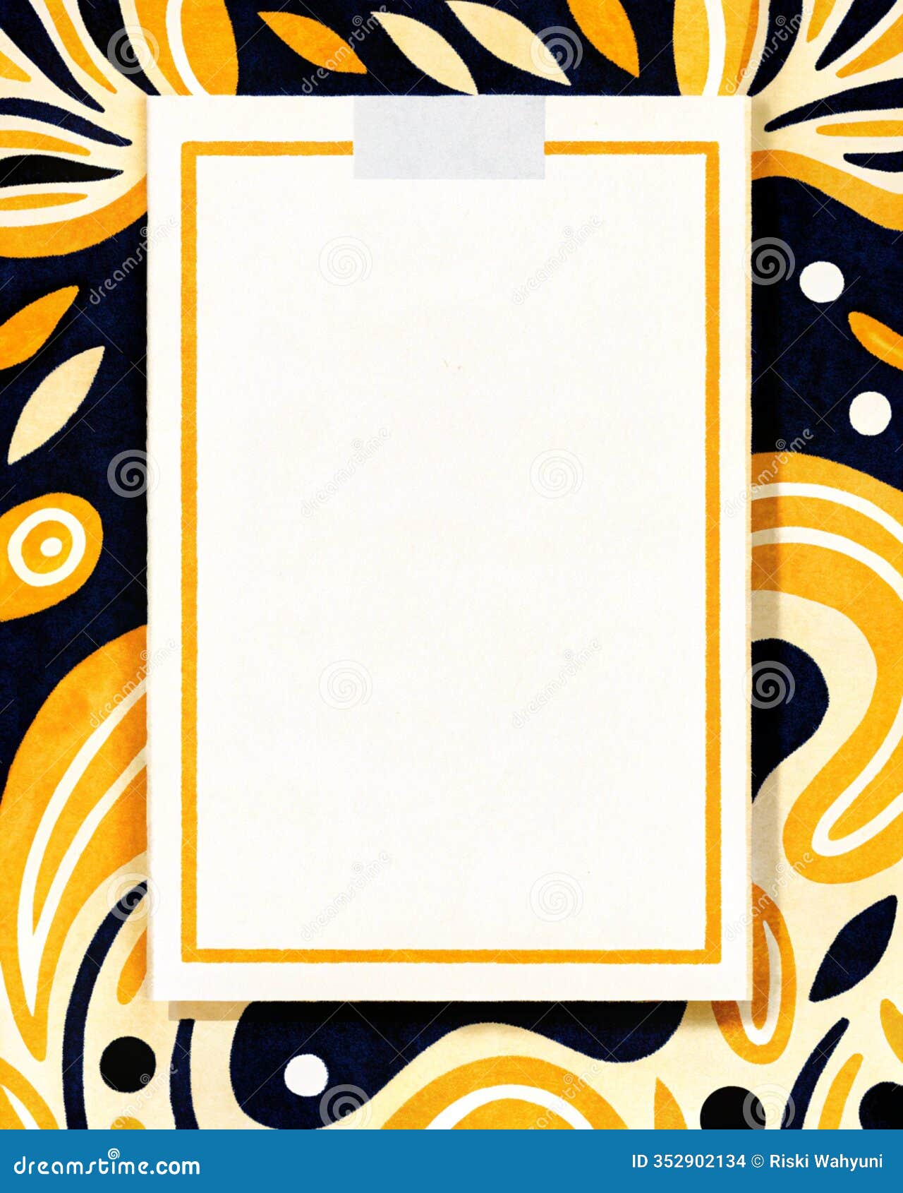 Fluid Abstract Border Design with Paper Texture and Modern Contrast ...