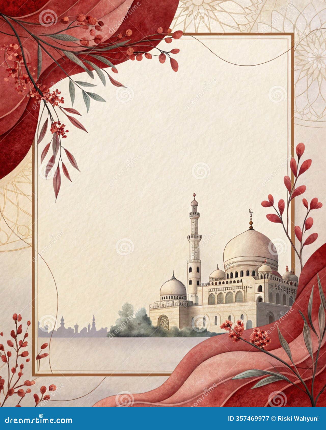 Fluid Abstract Border Design with Paper Texture and Warm Earth Tones ...