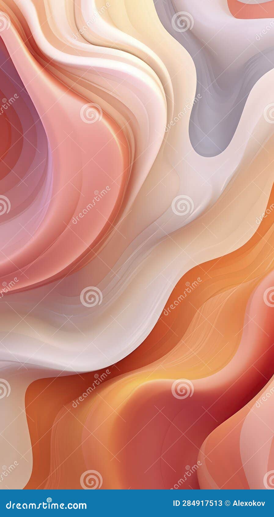 Fluid and Abstract Design with Soft Curves and Gradients AI Generated ...