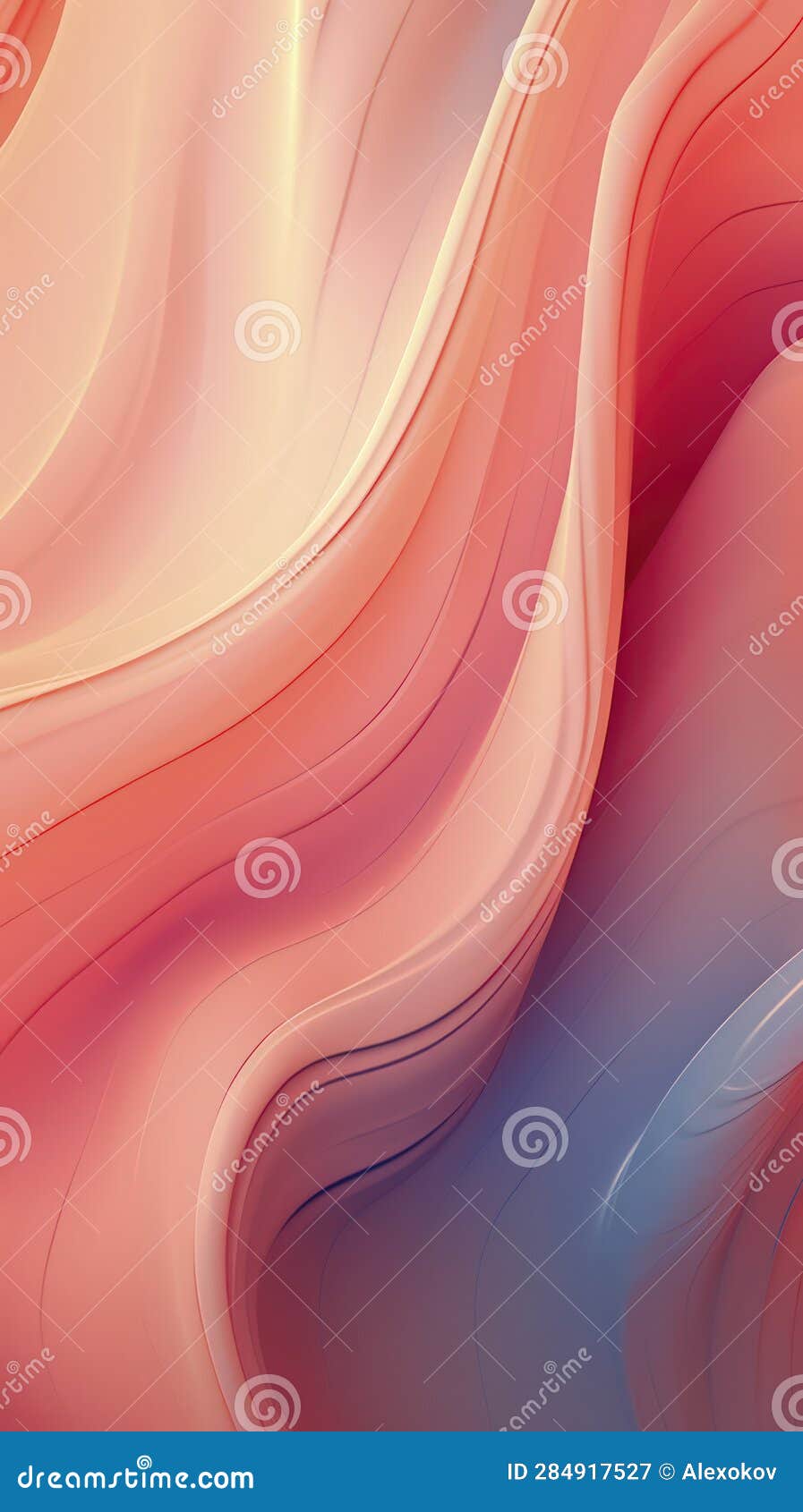 Fluid and Abstract Design with Soft Curves and Gradients AI Generated ...
