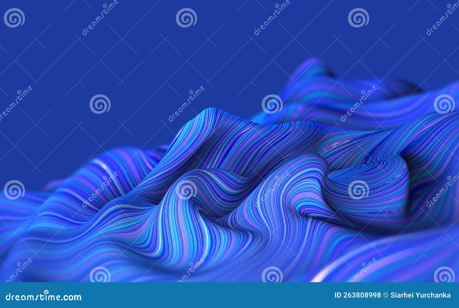 Fluid Abstraction of Twisted Strings Stock Illustration - Illustration ...