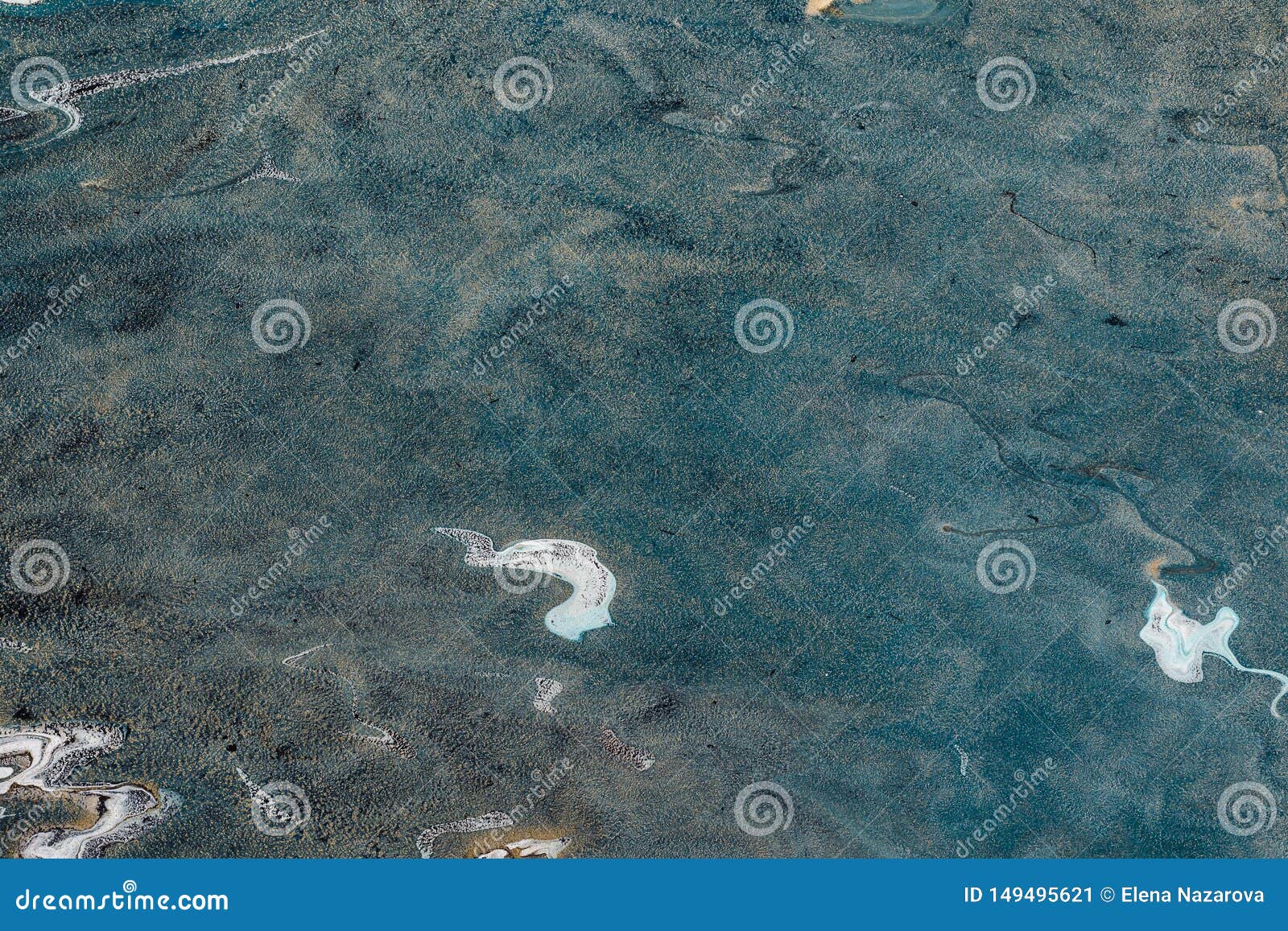 Fluid Art. Blue Heterogeneous Background or Texture Stock Image - Image ...