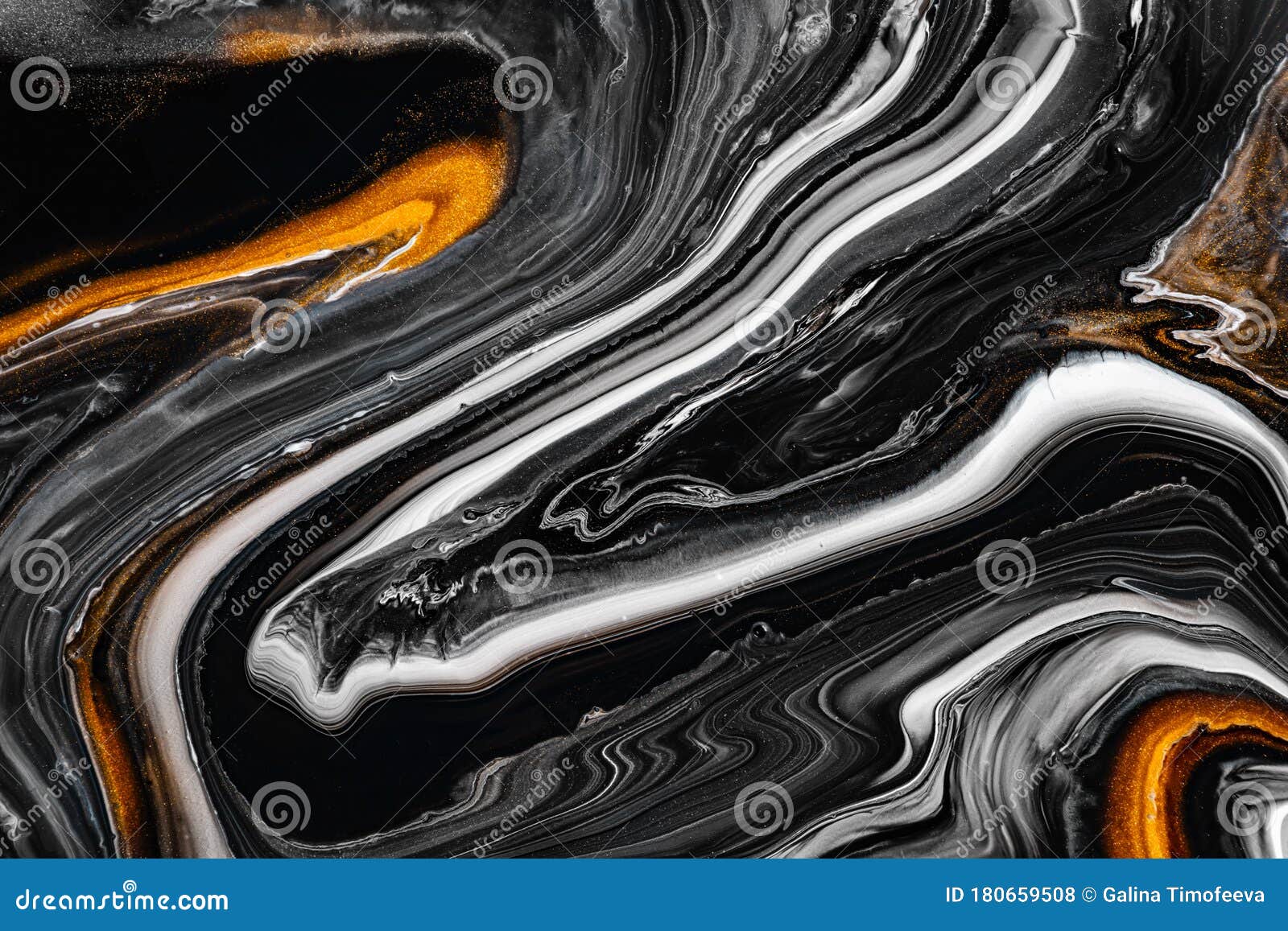 Fluid Art Texture. Abstract Backdrop with Mixing Paint Effect. Liquid ...