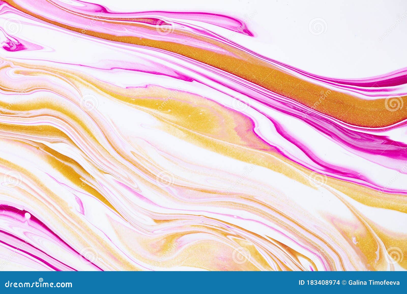 Fluid Art Texture. Abstract Backdrop with Mixing Paint Effect. Liquid ...