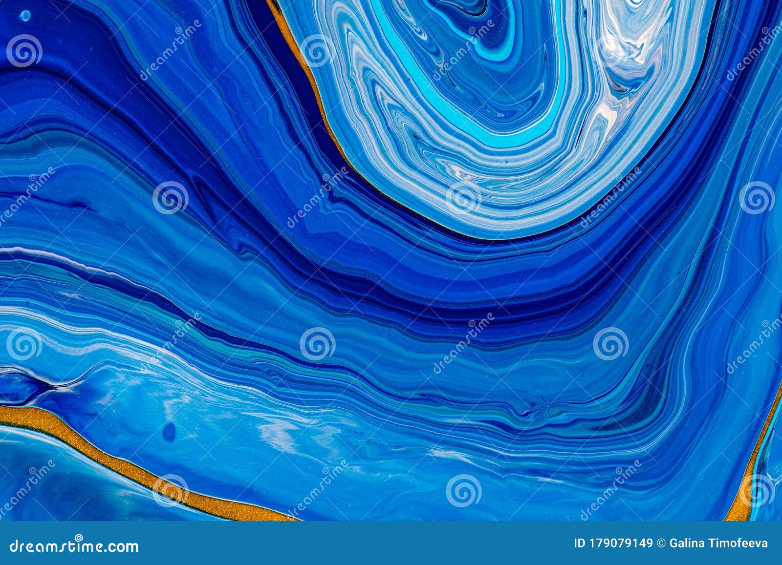 Fluid Art Texture. Abstract Backdrop with Swirling Paint Effect. Liquid ...