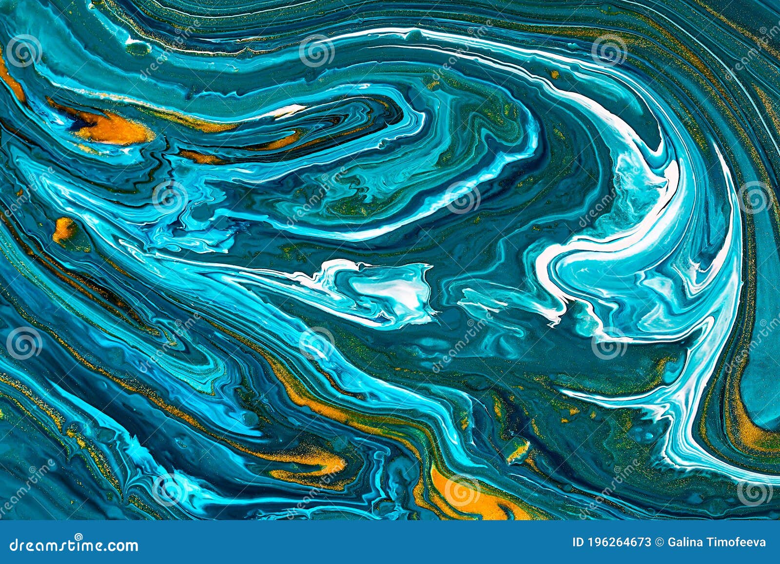 Fluid Art Texture. Background with Abstract Mixing Paint Effect. Liquid ...