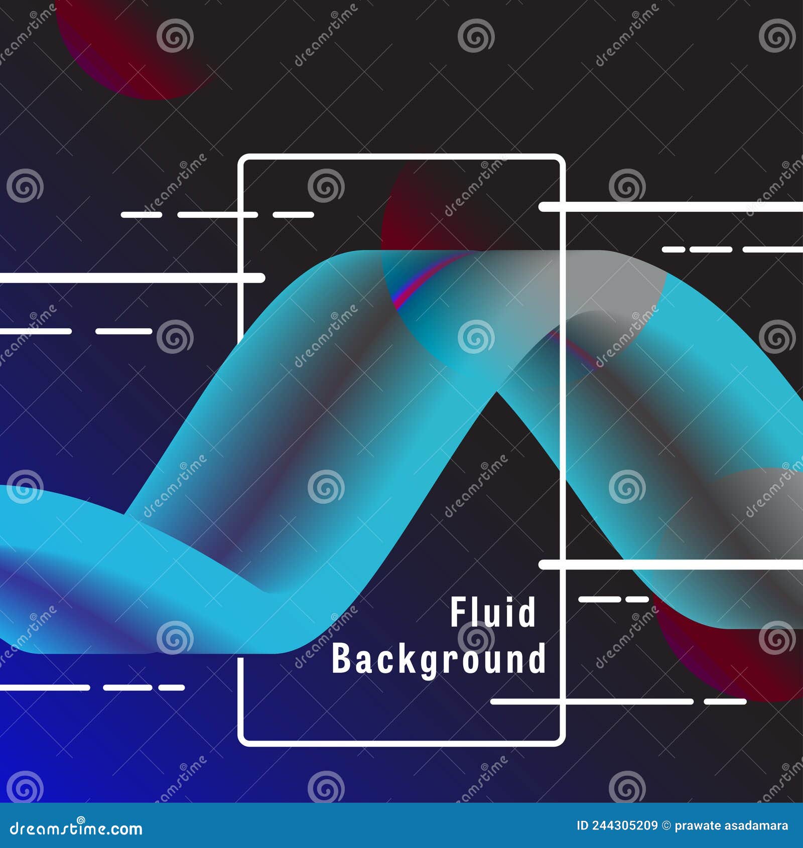 Fluid Background abstract stock illustration. Illustration of flow - 244305209
