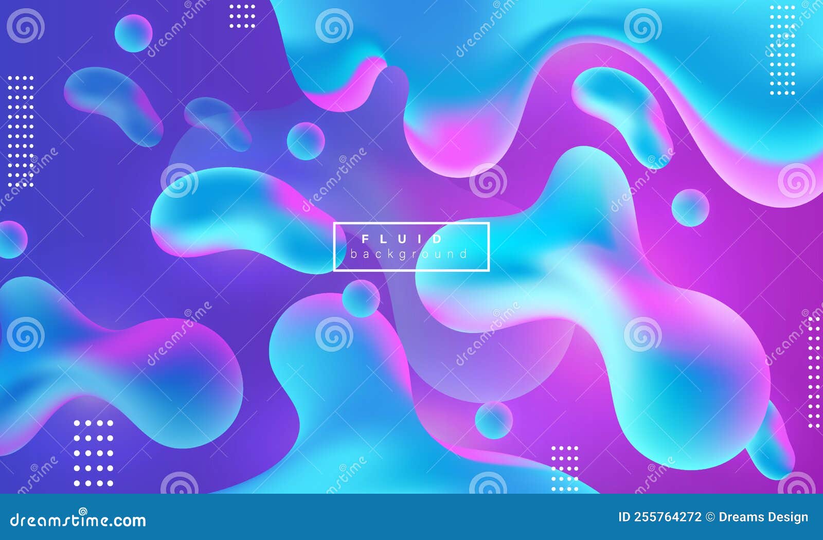 Fluid background design stock vector. Illustration of layout - 255764272