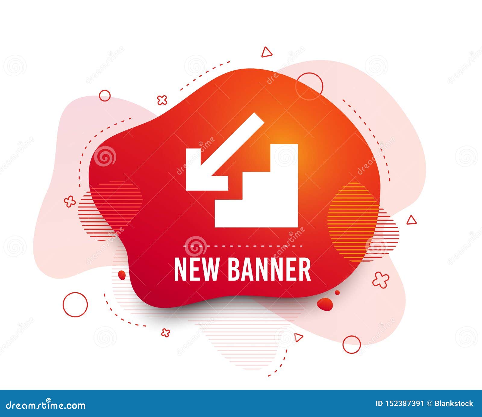 Downstairs Icon. Down Arrow Sign. Vector Stock Vector - Illustration of ...