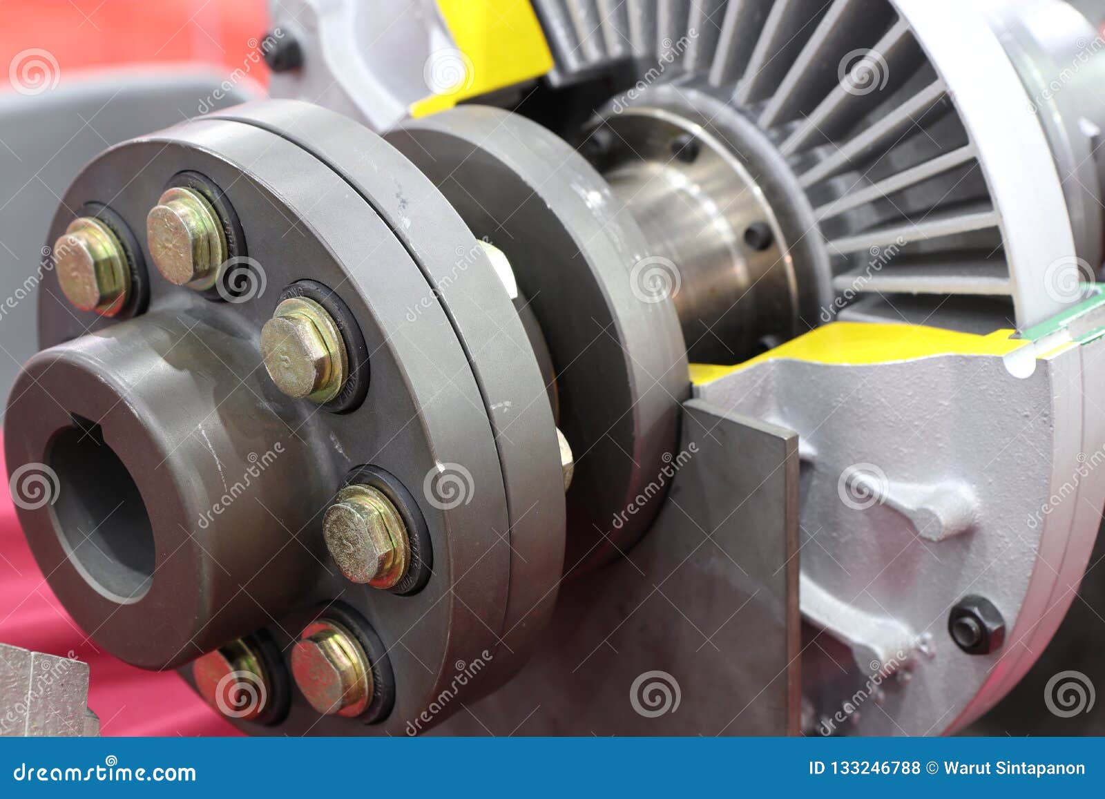 The Fluid Coupling stock photo. Image of application - 133246788
