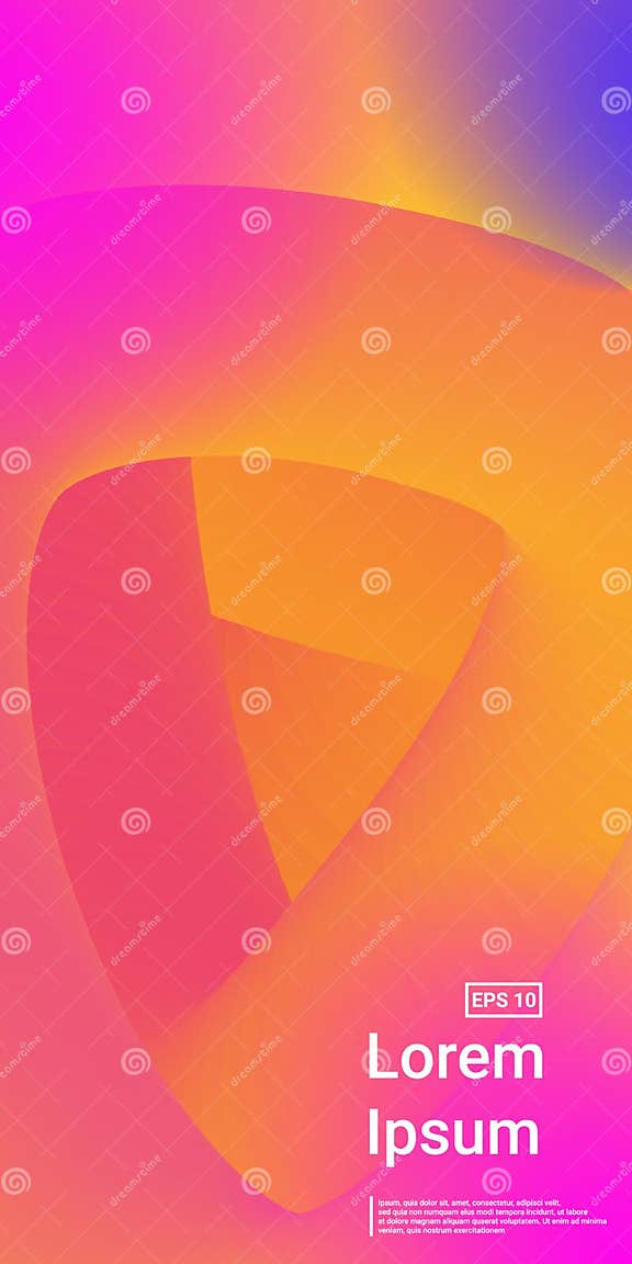 Fluid Dynamic Shape. stock vector. Illustration of futuristic - 165734692