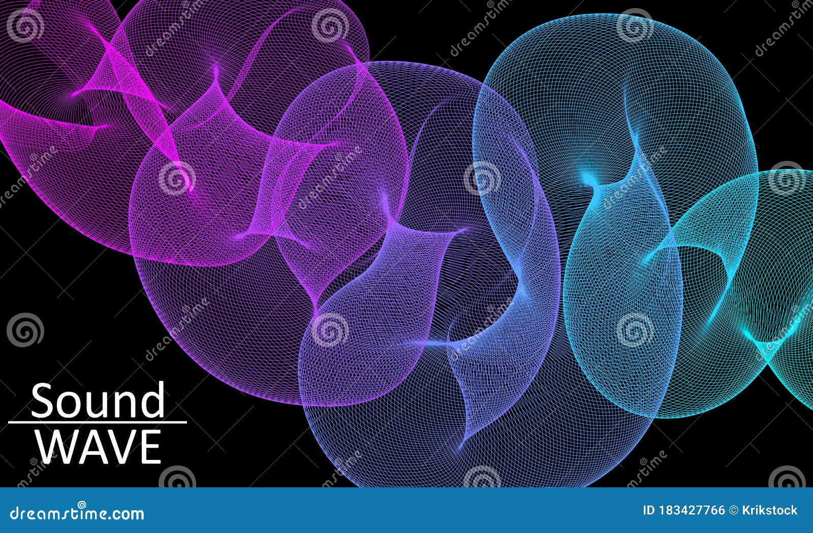 Fluid Flow. Abstract 3d Shape. Flow Wave. Vector. Stock Vector ...