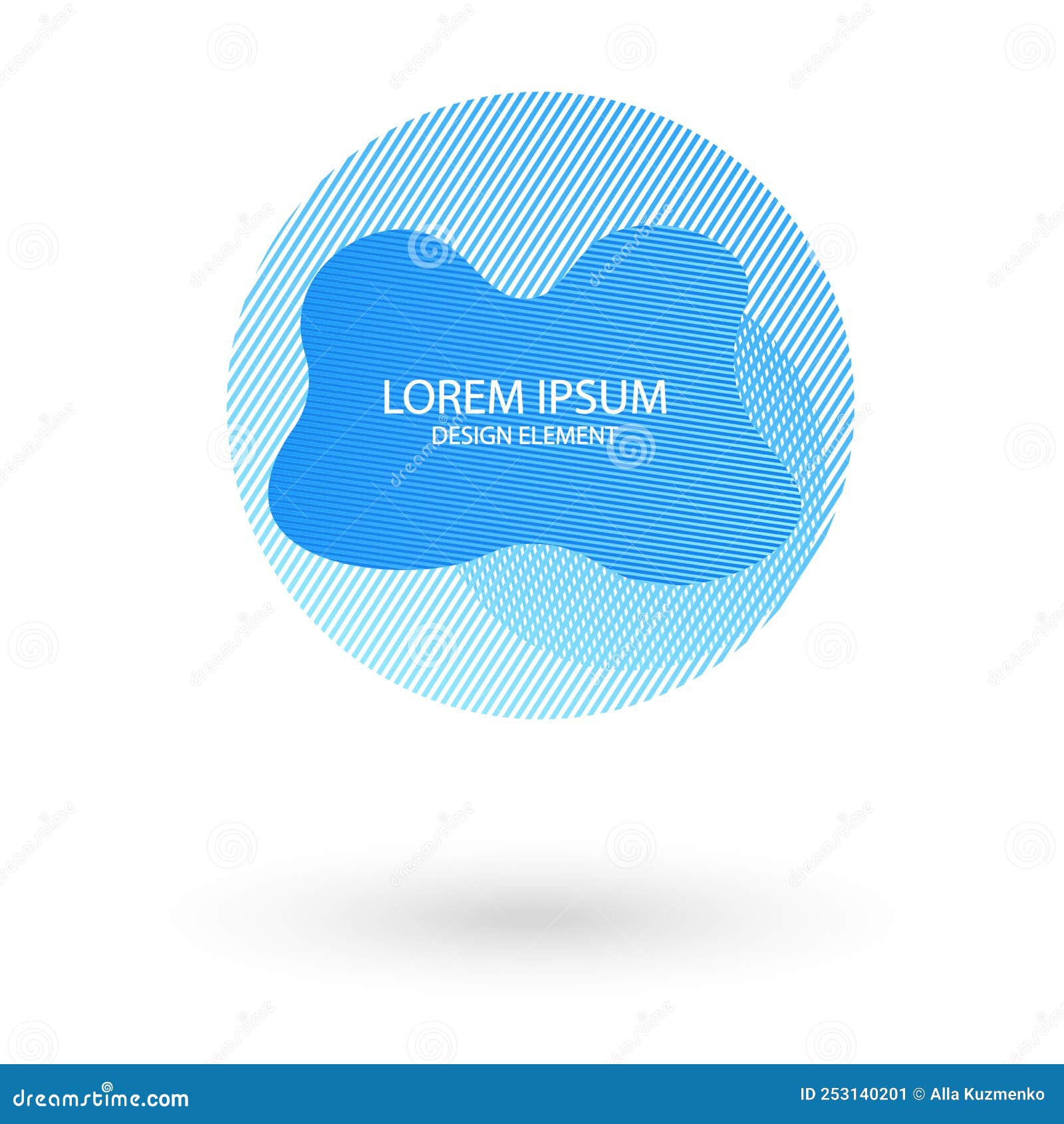 Fluid Frame Isolated on White Background. Abstract Liquid Shape ...