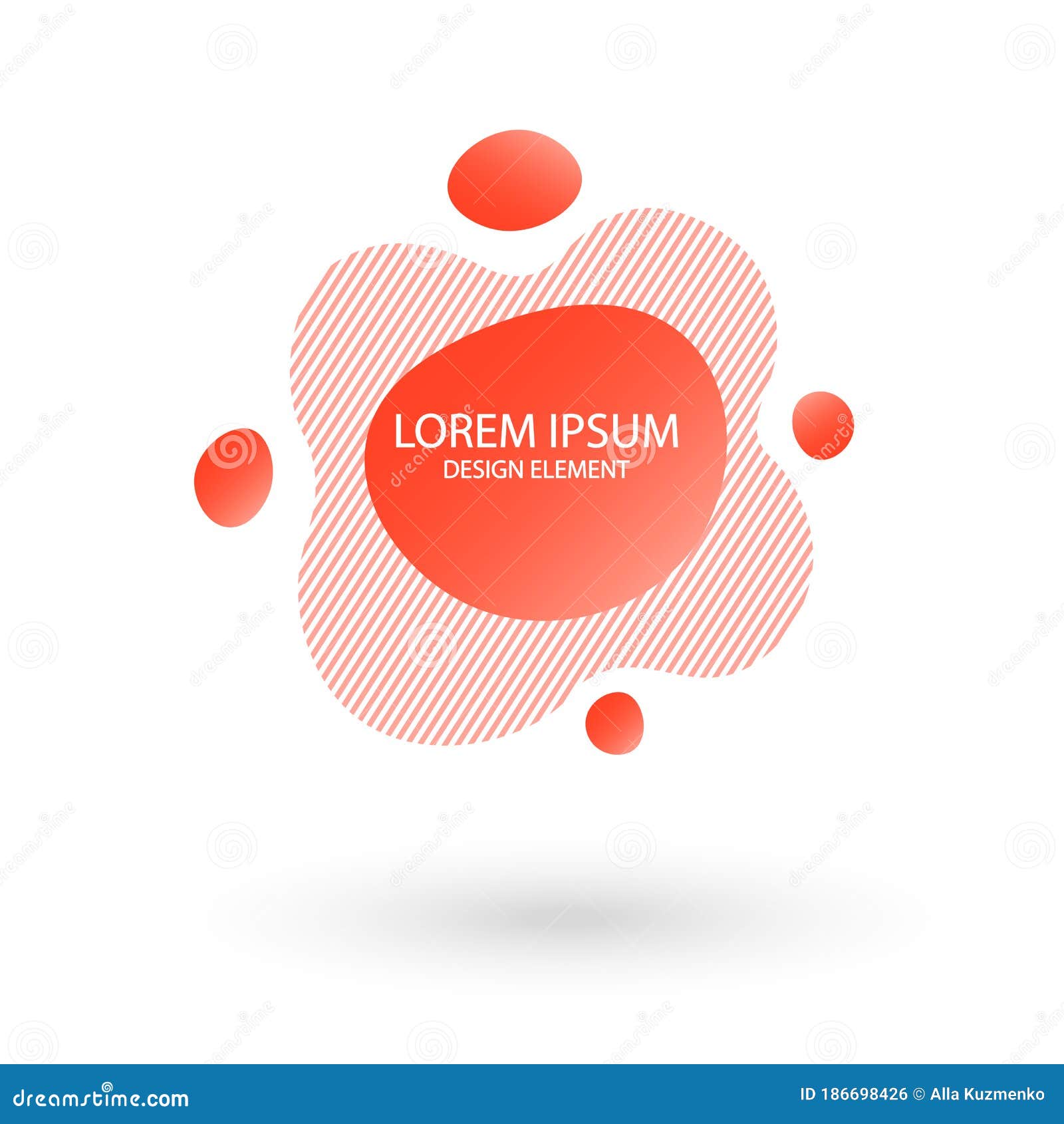 Fluid Frame Isolated on White Background. Abstract Liquid Shape ...