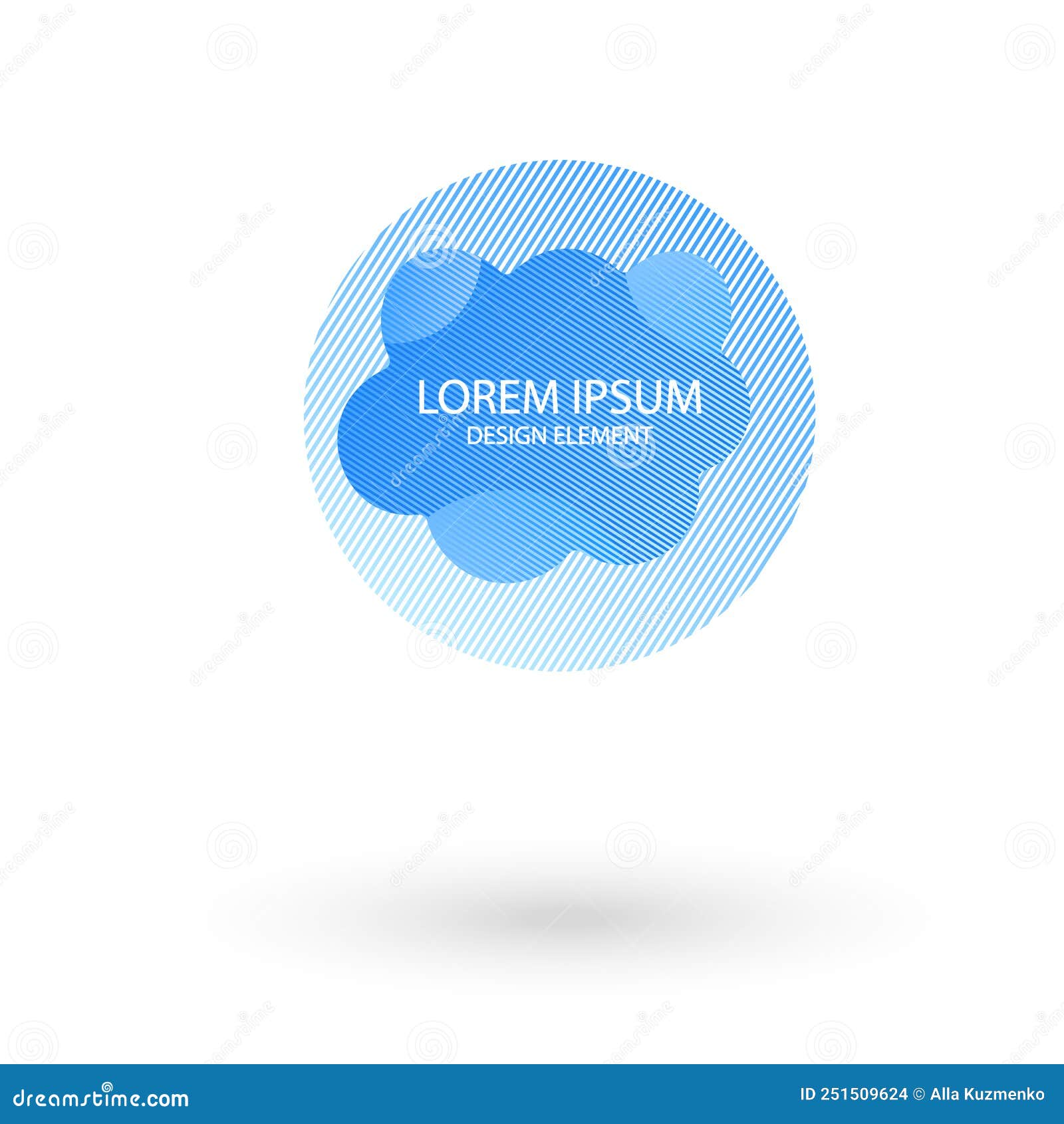 Fluid Frame Isolated on White Background. Abstract Liquid Shape ...