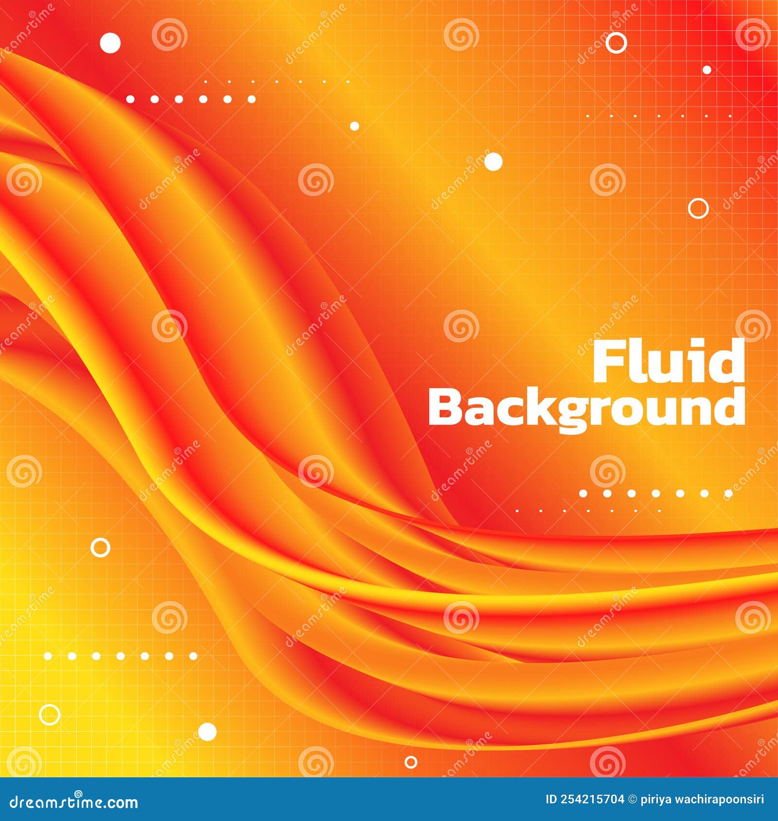 Fluid Gradient Background. Object Red To Yellow Gradient Stock Vector ...