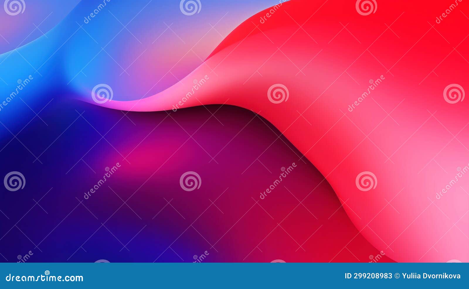 Fluid Gradient Background with Red, Blue and Violet. Abstract Color ...