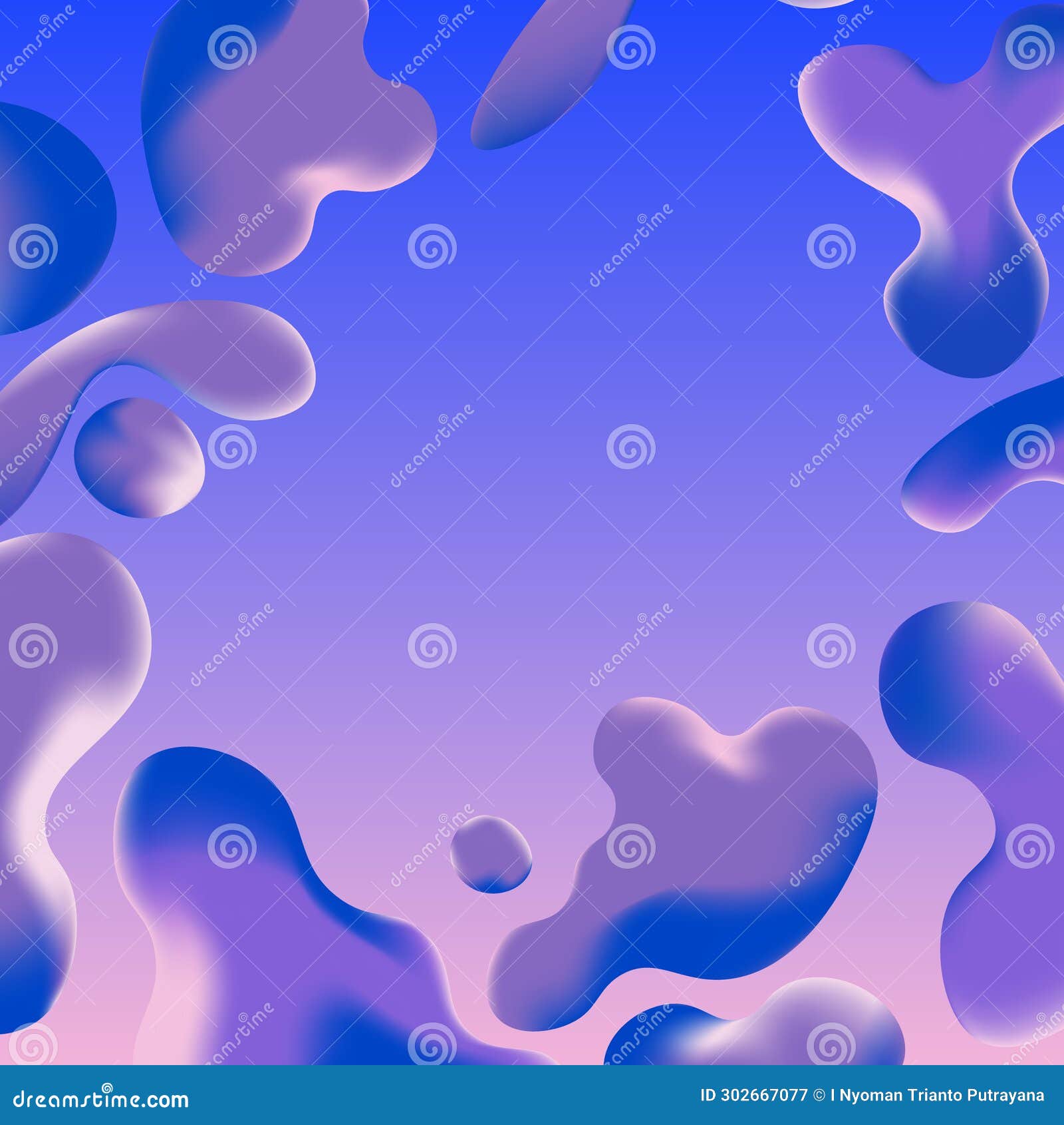 Fluid gradient shape. stock vector. Illustration of template - 302667077
