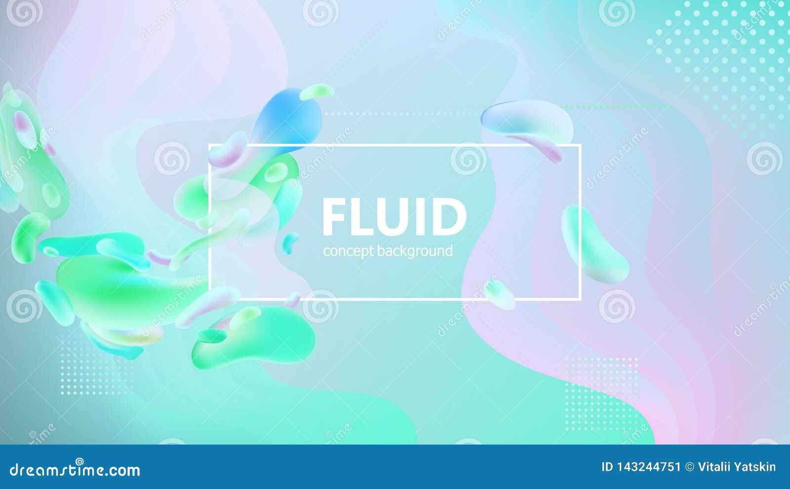 Fluid Gradient Shapes Composition. Liquid Color Background Design ...