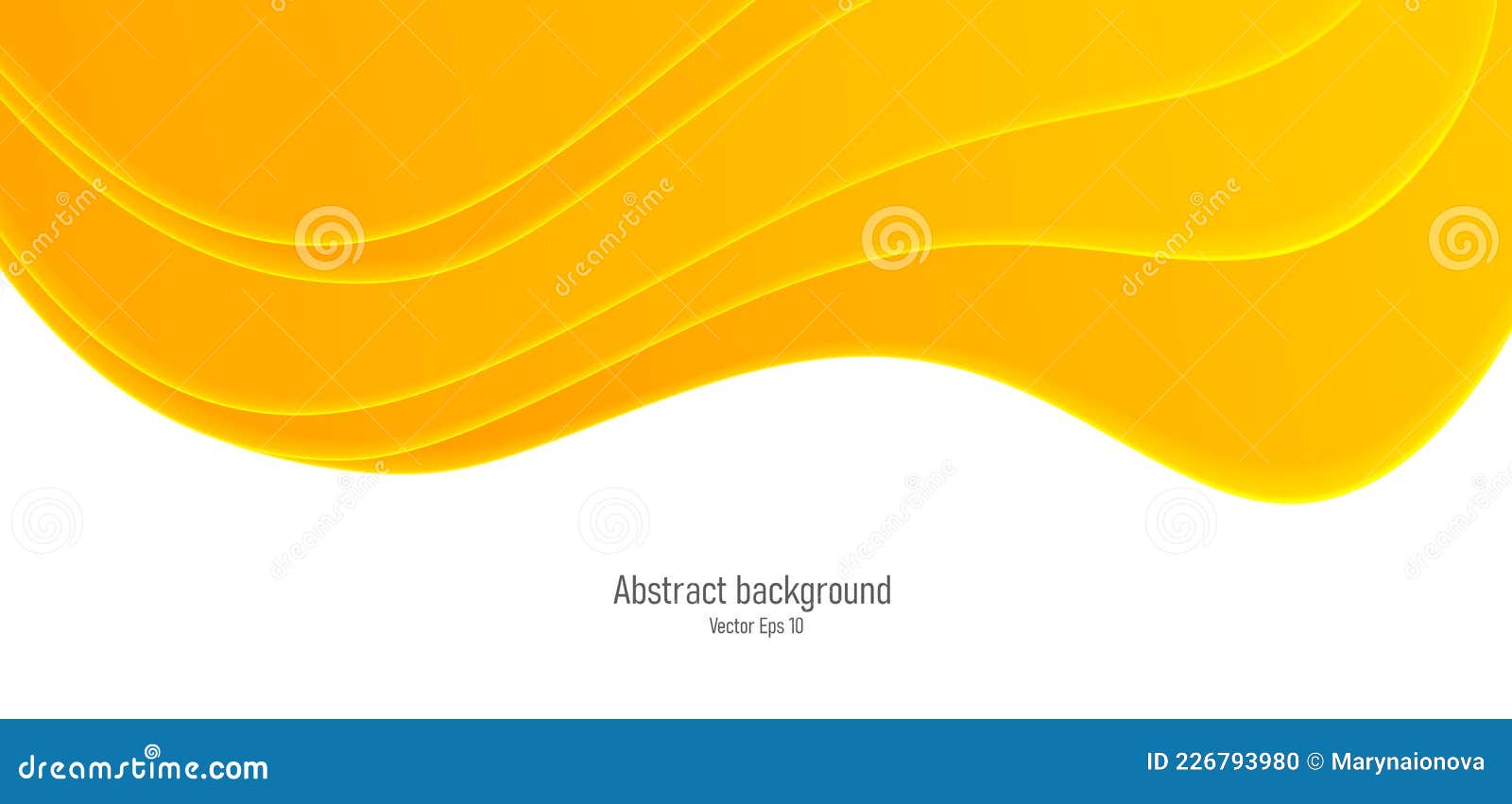 Fluid Graphic Element, Yellow Vivid Paint Stain, Abstract Composition ...