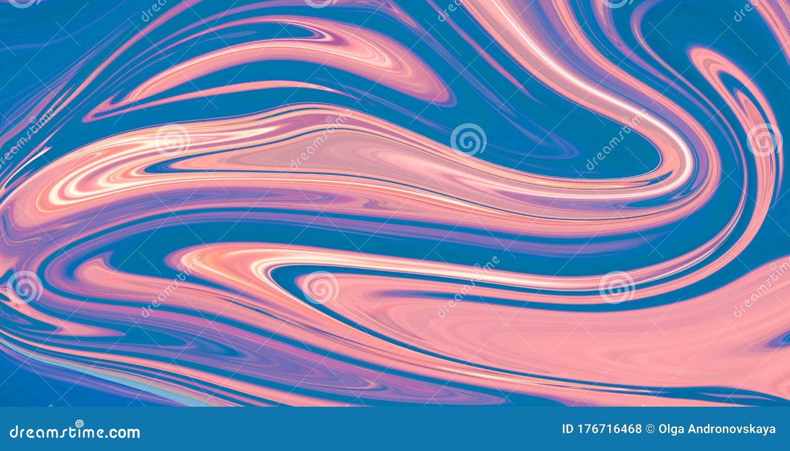 Fluid Hand Draw Multi Colored Background or Texture Stock Illustration ...