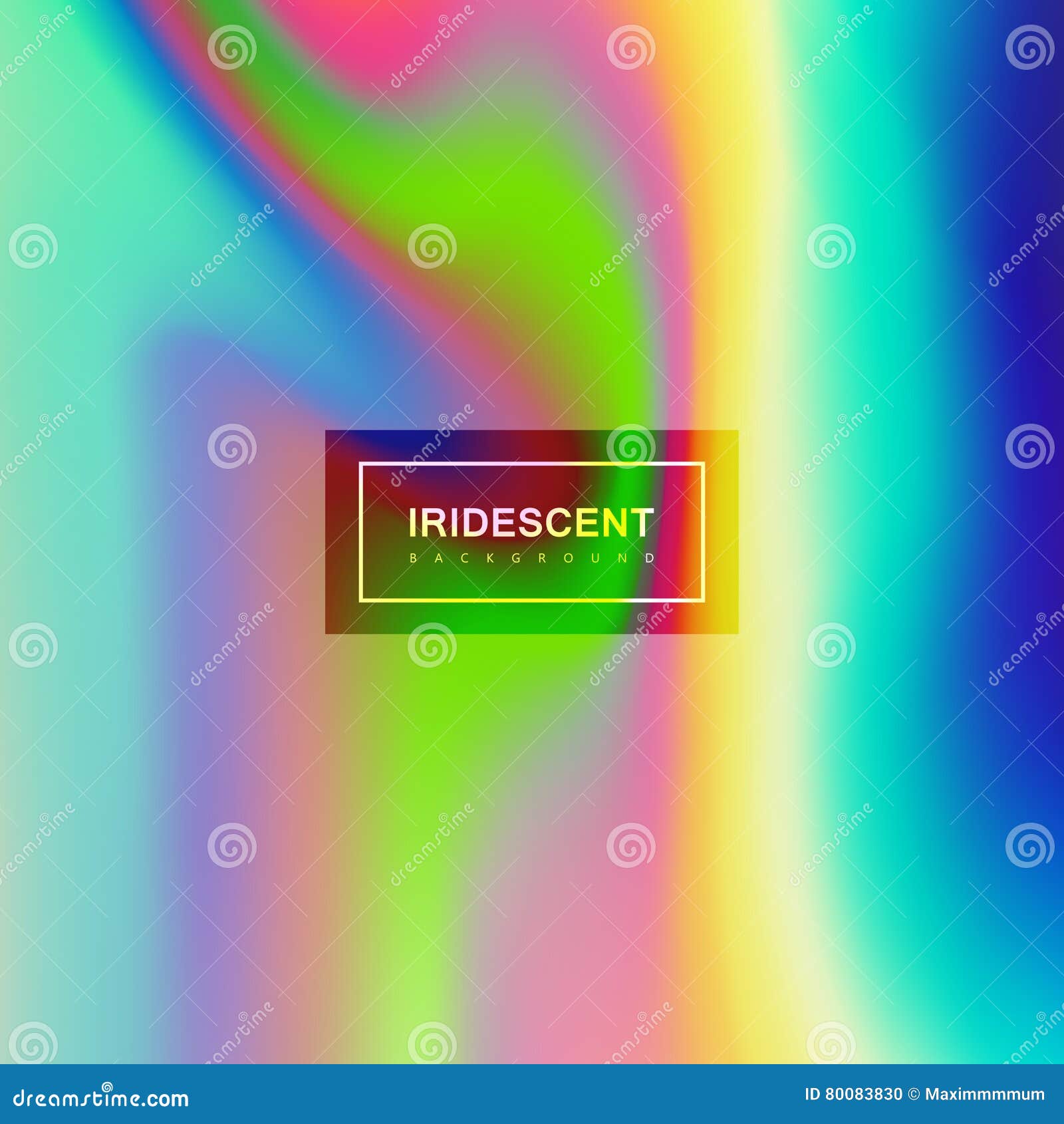 Fluid Iridescent Multicolored Backgrounds. Vector Illustration Of ...