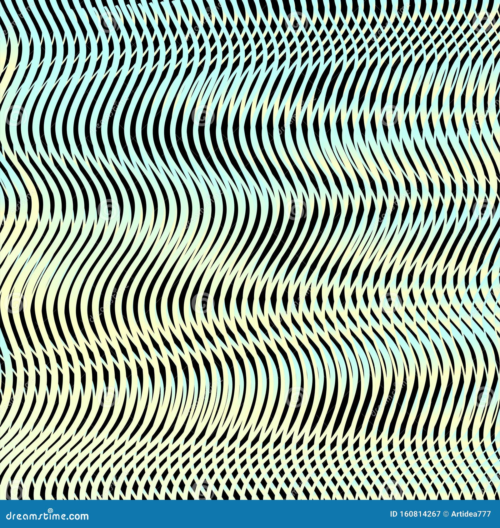 Fluid Linear Abstract Gradient Optical Illusion Texture. Stock Vector ...