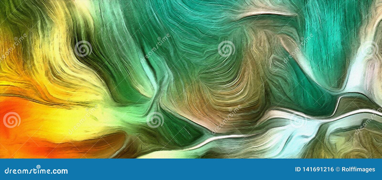 Fluid Lines of Color Movement Stock Illustration - Illustration of ...