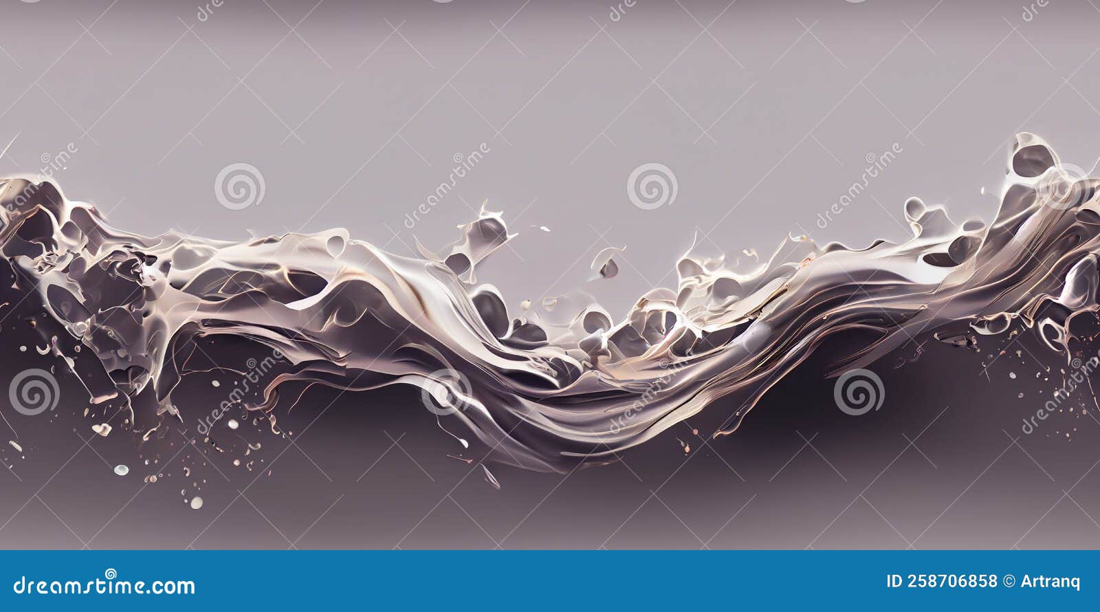 A Fluid in Motion is Shown in 3D on a Seamless Texture. Stock ...