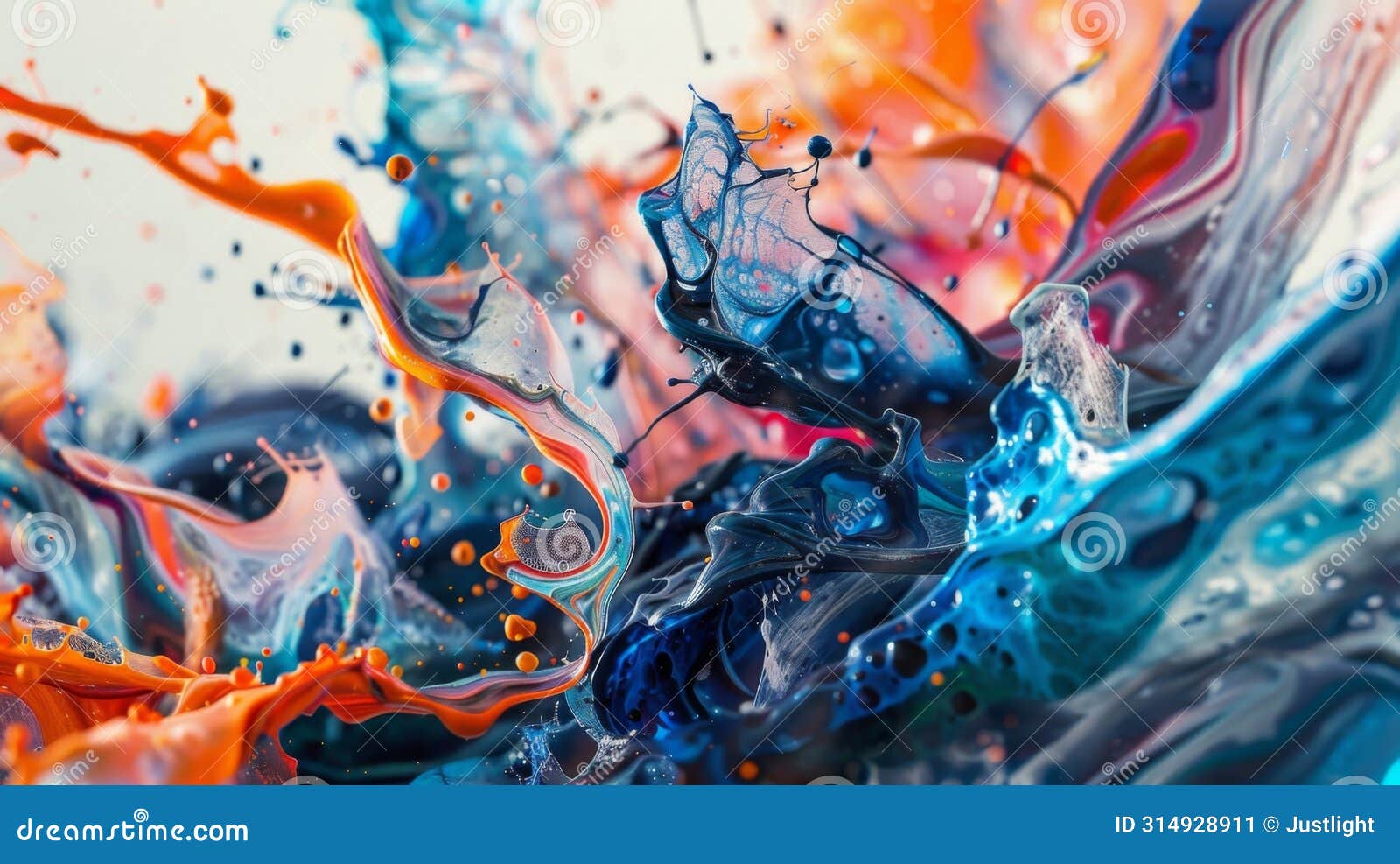 Fluid Motions of Paint Create a Mesmerizing Explosion of Color and ...